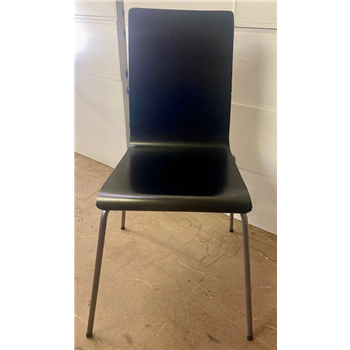 Black Stackable Dinning Chairs wooden dining chairs from IKEA